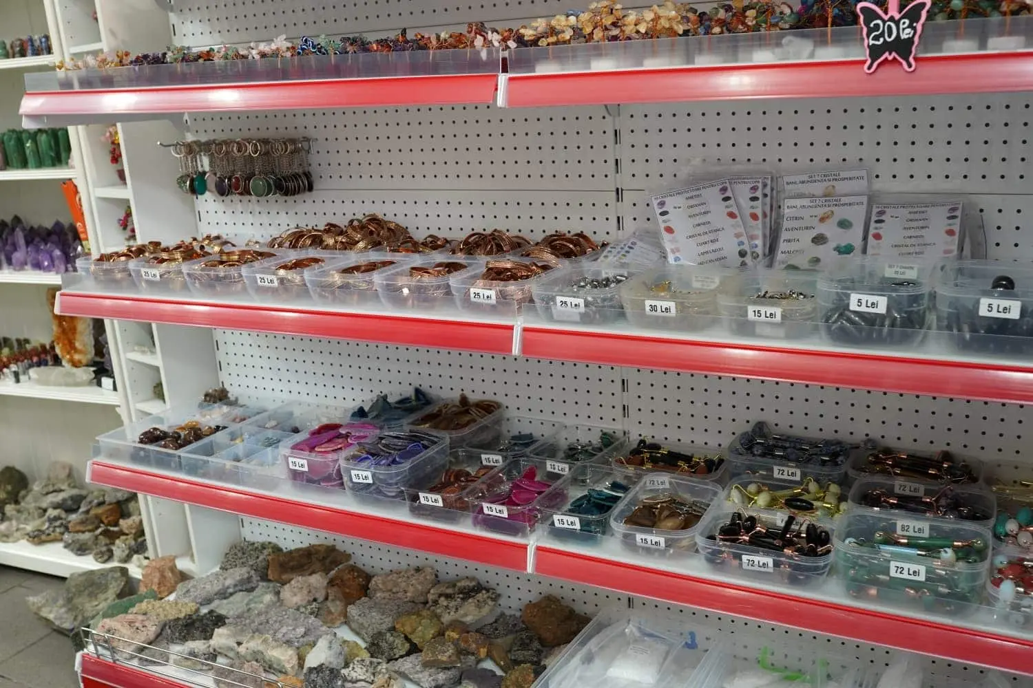 StoneMania Bijou Store Bucharest - Semi-precious stones showroom Bucharest