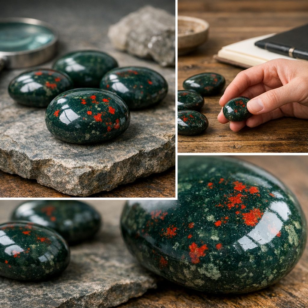 Heliotrope or Bloodstone: Complete Guide to Meaning, Properties and Uses