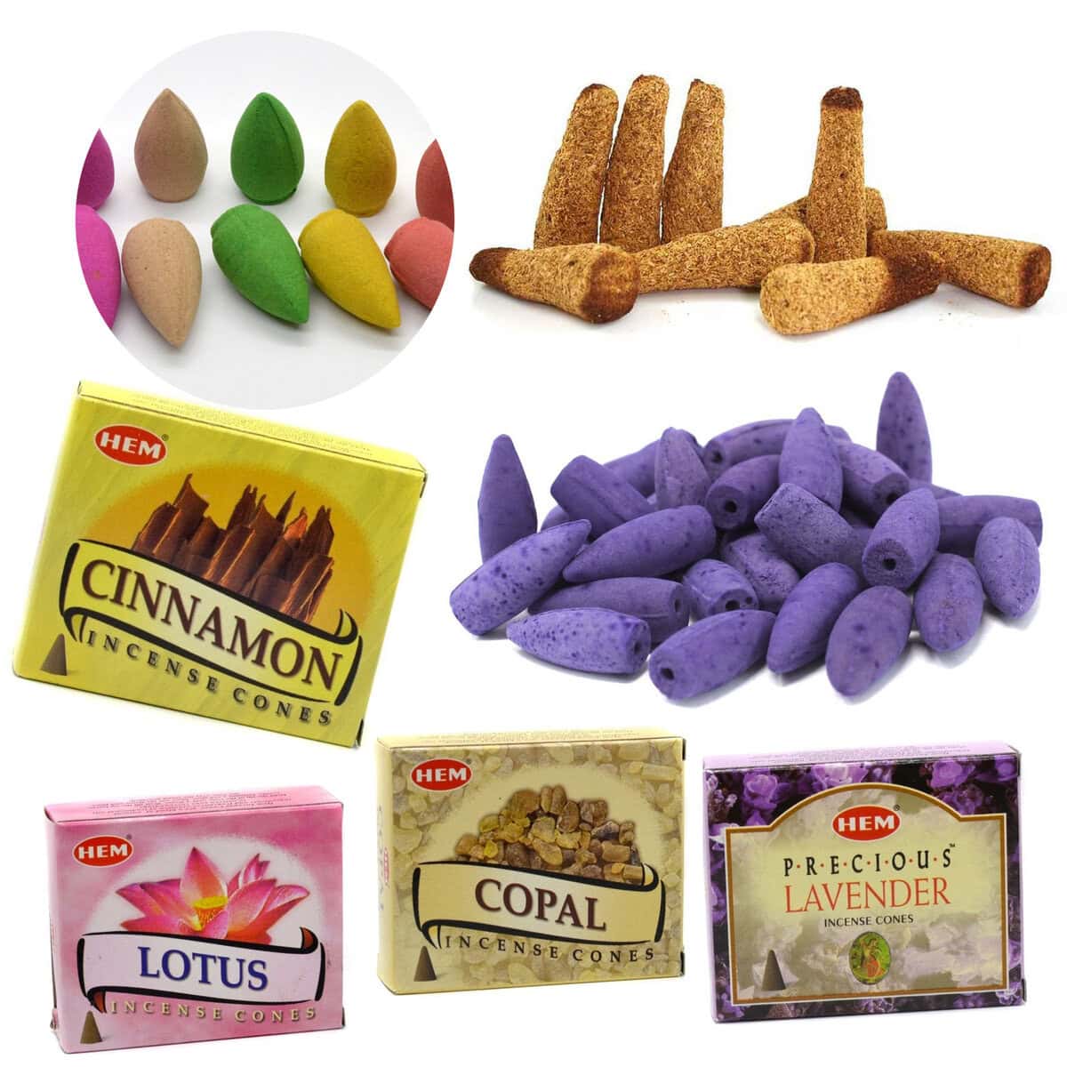 Conuri parfumate fumigatie aromaterapie