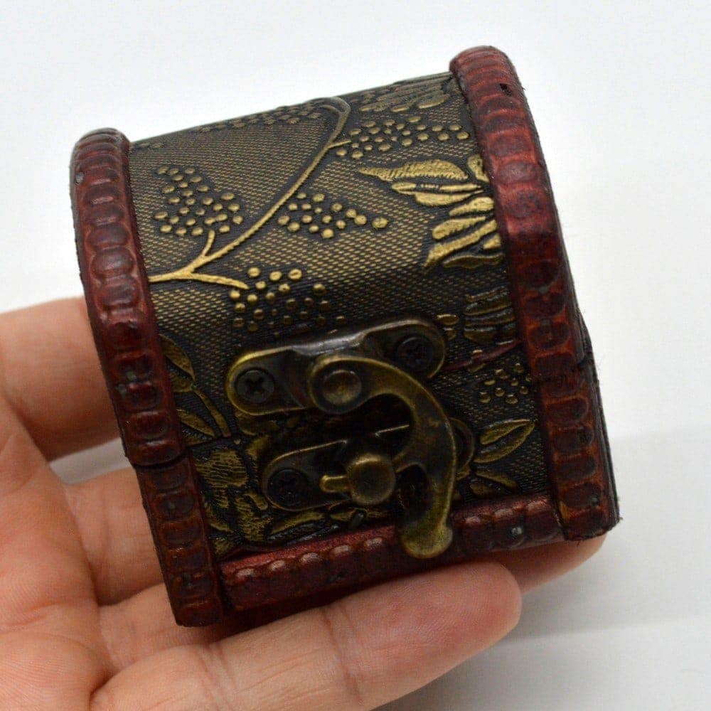 Cufar vintage din lemn 6cm