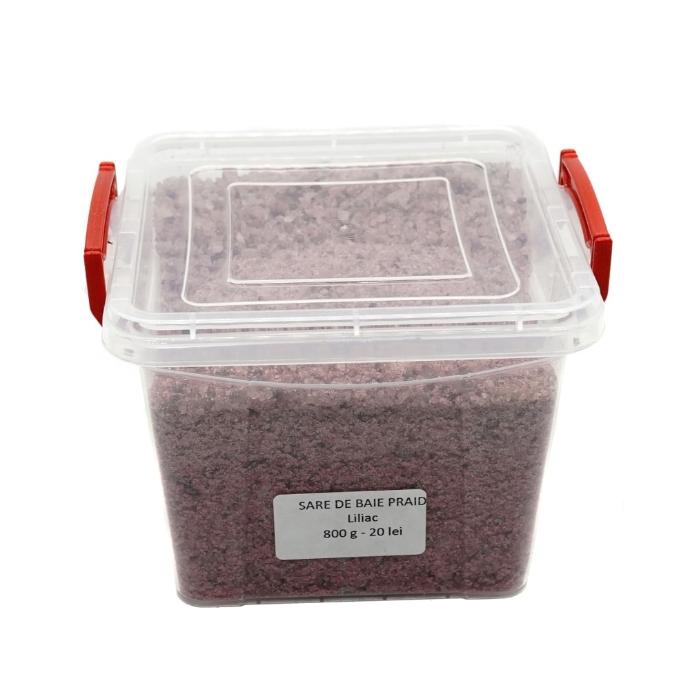 Sare de baie din Praid cu liliac - 800g