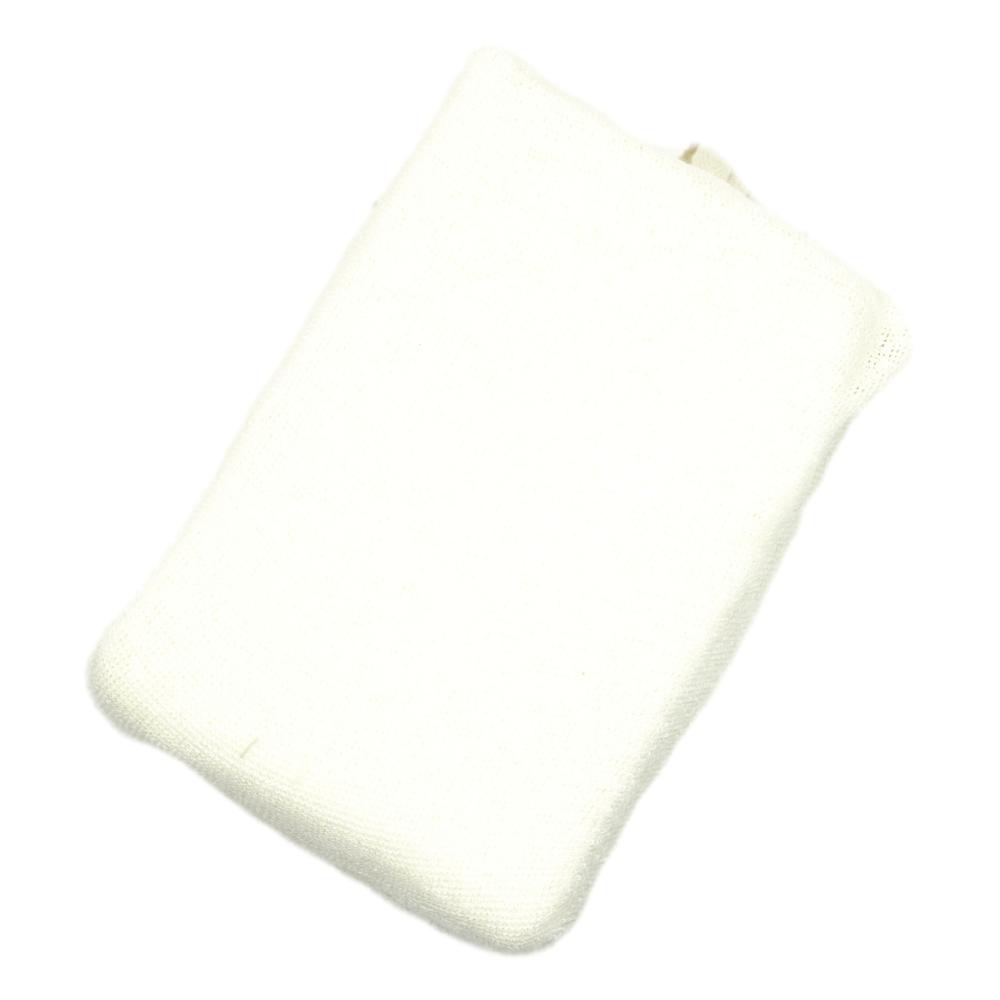 Burete exfoliant de baie din Sisal, dreptunghi, alb